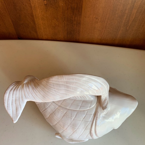 Blue Sky | Dining | Blue Sky Ceramics Diane White Swimming Koi Fish ...